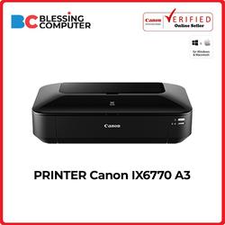 Jual Canon iX6770 printer A3 + Modifikasi+ tinta botolan GROW INK - Tab ...