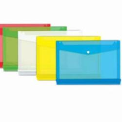 Promo Map Plastik Kancing 2 / Folio / Map Sekolah Transparan / Map ...