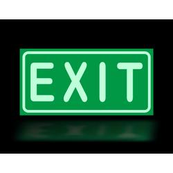 Jual Sign akrilik jalur evakuasi/Exit glow in the dark 20x10 - arah ...