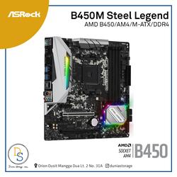 Jual motherboard asrock b450m steel legend am4 ryzen - Kab. Karawang ...