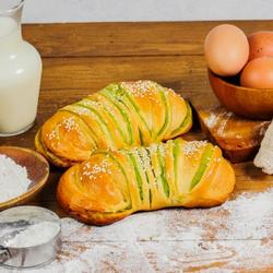 Jual Paulus Roti Sobek Pandan Kacang Hijau / Roti Pandan Isi Kacang ...