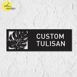 Jual Custom Tulisan Ruangan Office Sign Board Acrylic UV Print Laser ...
