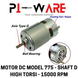 Jual Motor DC 775 12v High Torsi Speed Dinamo Mesin Power Tools DIY 24v 30v - Double Bearing ...