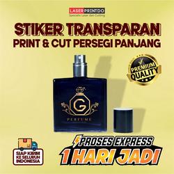 Jual Cetak Stiker Transparan / Bening A3+ / Sticker Botol Minuman ...