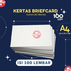 Jual Kertas Karton Briefcard BC 160g Warna A4 isi 50 Lembar | Kertas ...