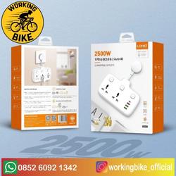 Promo LDNIO Stop Kontak Power Socket Colokan Listrik USB C Fast Charge Lamp - SC2413 - Kab ...