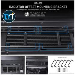 Jual LIAN LI RB-001 RADIATOR OFFSET MOUNTING BRACKET for O11D MINI ...