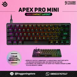 Promo Steelseries Apex Pro Mini 60% Wireless - OmniPoint 2.0 Gaming ...