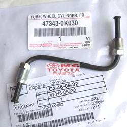 Jual Tube whell Cylinder Selang pipa Depan Kiri Fortuner Hilux 47343 ...