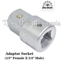 Jual Adaptor socket 1 inch to 3/4 inch Adapter Sambungan sok 1"F x 3/4 ...