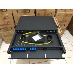 Jual OTB 24 core SC singlemode rackmount sliding rail + Pigtail ...