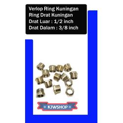 Jual Mur Tandon Kuningan + NepeL 3/4 inch x 1/2 inch Pembuangan Air ...