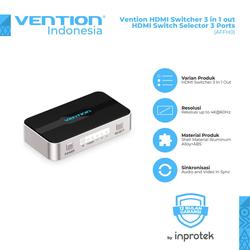 Jual Vention AFF HDMI Switcher (3 in 1 out) 4K 3D FullHD High Quality ...