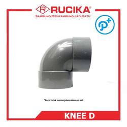 Jual Sambungan Pipa Knee Knie AW 3" Elbow AW 3 Inch PVC Rucika - Jakarta Selatan - Plumbing Plus ...