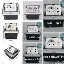 Jual NERO FLOOR SOCKET D10UPC STOP KONTAK LANTAI+DATA CAT5E - Jakarta ...