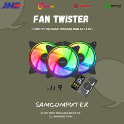 Jual FAN CASE INFINITY TWISTER RGB SET 3 in 1 (CONTROLLER + REMOTE + 3 ...