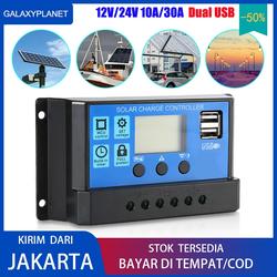 Jual Solar Charge Controller 10A 20A 30A Cell PWM Pengisi Daya Surya 12V24V - Tua Puluh A ...