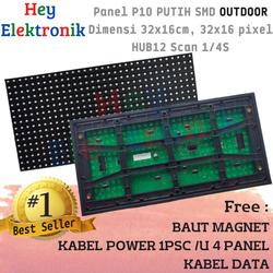 Jual panel Module Modul Led P10 Running Text SMD Merah Indoor Semi ...