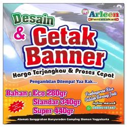 Jual cetak spanduk flexy banner / Print flexi baliho / backdrop billboard - Flexi 340 gsm ...