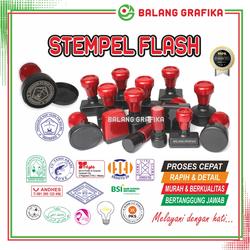Jual Stempel Flash Warna Otomatis Custom Stampel Cap Toko Perusahaan Stamp - TAMBAH WARNA - Kota ...
