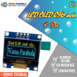 Jual Modul Display OLED 128x64 LCD I2C 0.96 Inch White Arduino ...