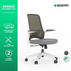 Promo Kursi Kantor Ergonomis Stramm Ramos I - Black on Black, Chair ...