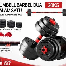 Promo eBuy Dumbell set 20KG Barbel set Dumbel Dumbell alat olahraga rumahan - 20KG - Kab ...