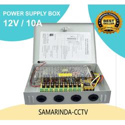 Jual CCTV Power Supply BOX 10 Ampere 12 Volt / 10A 12V Model Switch ...
