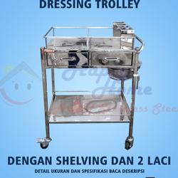 Jual Instrument Trolley, Troli Alat Medis Rumah Sakit Stainless Steel ...