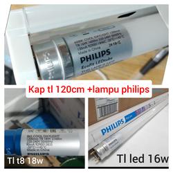 Jual Kap Lampu Led TKO 1X16W 16W 16 Watt 16Watt Komplit TL + Lampu Philips - Jakarta Pusat ...