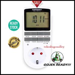 Jual Saklar Timer Digital Steker Waktu Otomatis Colokan Listrik Stop ...