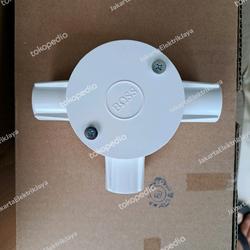 Jual Boss Tdus 20mm Cabang 3 putih B240/20/3way Tdos Dos - Putih ...