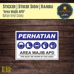 Jual Sticker Stiker Safety Sign Rambu K3 Peringatan Bahaya - Uk. 10x15 ...