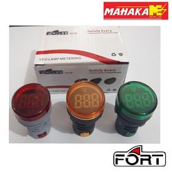 Jual PILOT LAMP VOLTMETER KOTAK LED 220V indicator Lamp volt meter ...