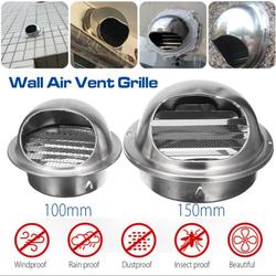Jual Grill Inline Duct 4 Inch Fan Booster Exhaust Blower Air Vent Cap ...