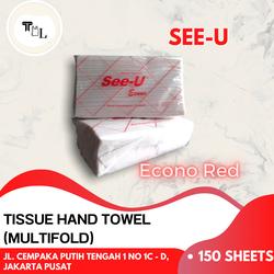 Jual 1 DUS TISSUE SEE-U HAND TOWEL MULTIFOLD ECONO RED - Jakarta Barat ...
