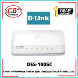 Jual DLink DES-1005C 10/100 5-PORT UNMANAGED SWITCH - Jakarta Pusat - RapidKlik | Tokopedia