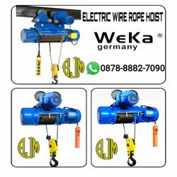 Jual Electric wire rope hoist crane 3 ton x 12 meter WEKA GERMANY ...