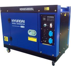 Jual HYUNDAI SILENT DIESEL GENERATOR 5KVA / HDI6500DSL- GENSET SILENT ...