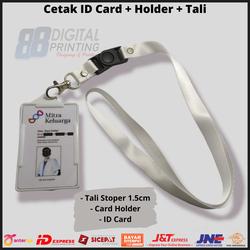 Jual Cetak Tanda Pengenal Karyawan ID Card Custom Name Tag - Lengkap ...