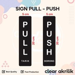 Jual Push Pull Dorong Tarik | Sign Board DT 02 | Sign Label Akrilik ...