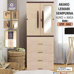 Jual Akako Elite Lemari Plastik 3 Pintu Kaca Laci Kunci - Jakarta Timur ...