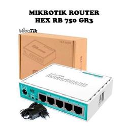 Jual Mikrotik RB-750-GR3 RB750GR3 hEX Gigabit Router Indoor 5 Port ...