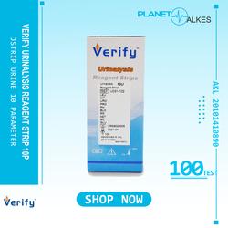 Jual Verify 10 Parameter Urinalysis Reagent Urine Strip 10P isi 100 ...