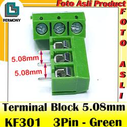 Jual Terminal Blok PCB Block KF-301 3P 3pin Screw Pitch 5mm 3 pin KF301 ...