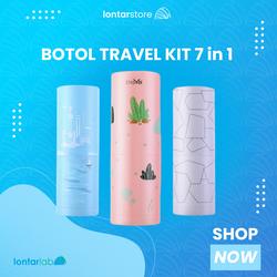Jual Botol Mini Refill Bottle Travel Toiletries Kit Set 7 In 1 ...