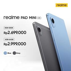 Promo Realme Pad Mini LTE 3/32 GB Garansi Resmi - Grey Cicil 0% 3x ...
