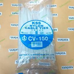 Jual KSS NYLON CABLE TIES CV- 150/ 15CM X 3,6MM - Putih - Jakarta Pusat - Giant electric | Tokopedia