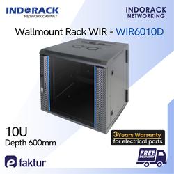 Jual Indorack Wallmount Rack 12U Double Glass Door 19" Depth 600mm ...
