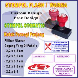 Promo Cetak Stempel Flash| Stample Flash 2 Warna - Tiga Warna, EXTRA ...